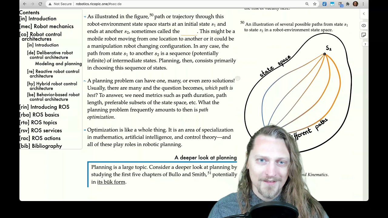 Deliberative Control of Robots