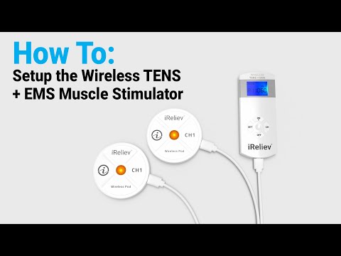 How to setup the Wireless TENS + EMS Muscle Stimulator