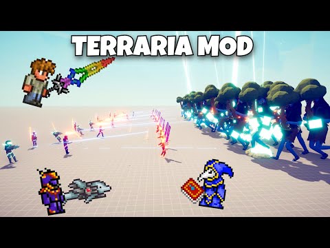 TERRARIA MOD SHOWCASE - TERRARIA IN TABS - Totally Accurate Battle Simulator