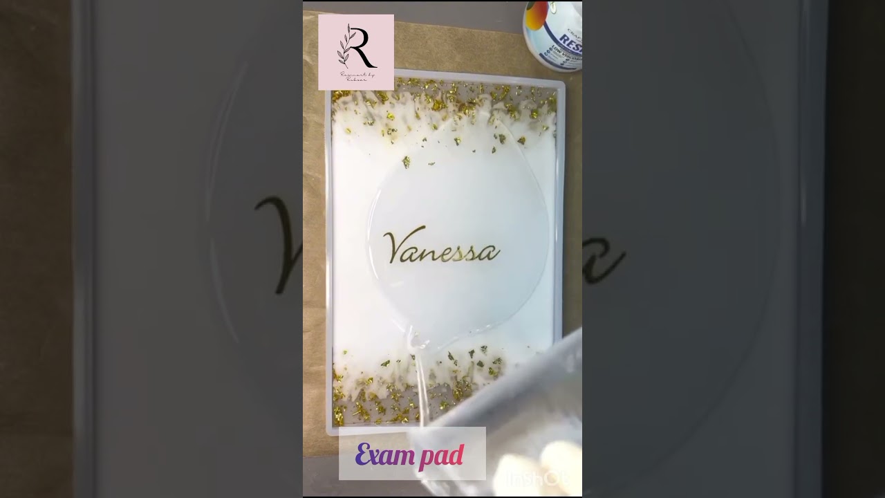 Resin exam pad.. pm for order/ enquiry on Instagram.