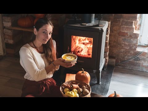 Pumpkin SOUP made from our GARDEN