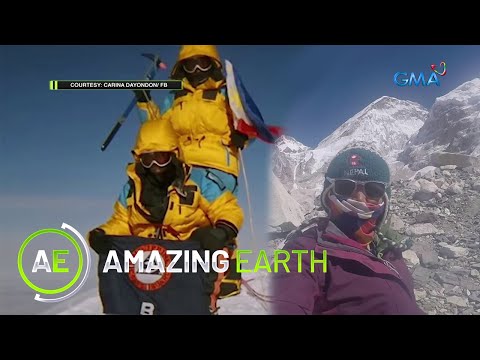 Amazing Earth: One of the first Filipinos to climb up MT. EVEREST!