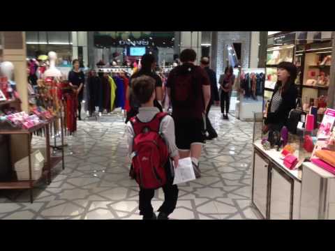 Department store in Japan - first customers