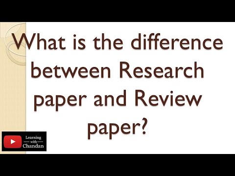 5 differences between Research and Review paper you need to know ...