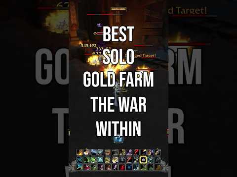 Best SOLO Gold Farm in World of Warcraft The War Within