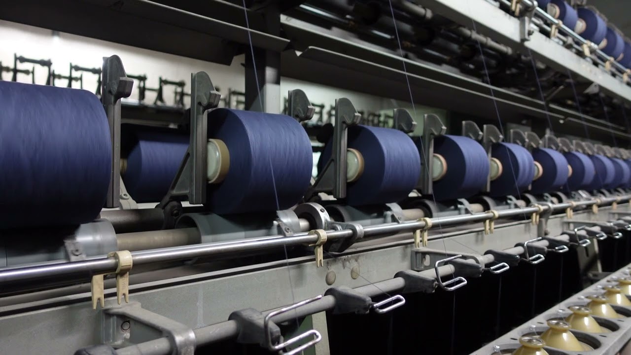 Textile Industry high definition Stock Footage
