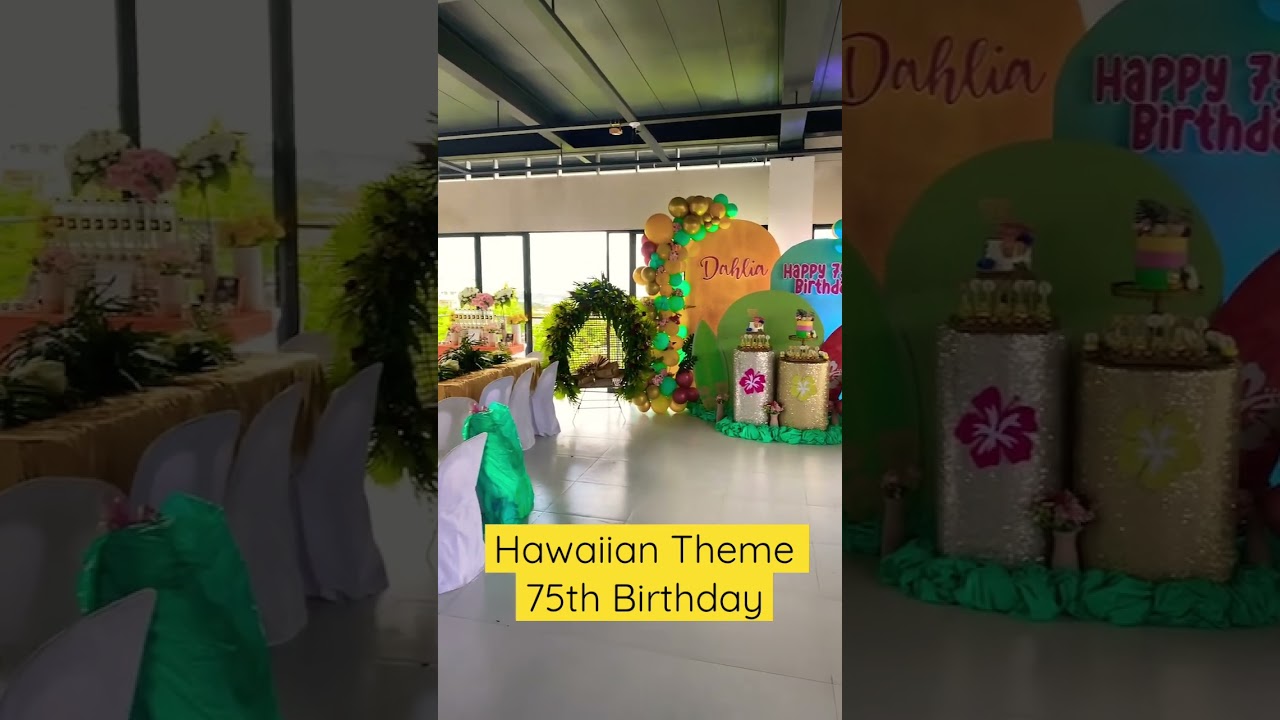 Hawaiian Theme Birthday