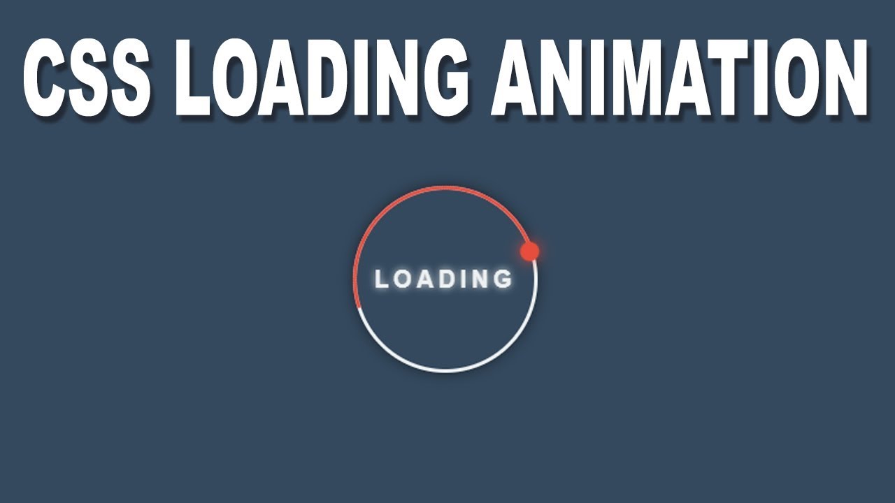 CSS Loading Animation - Pure CSS Loader animation