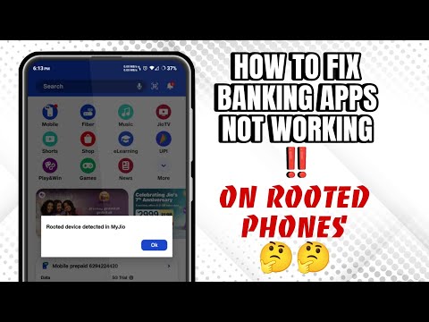 FIX ‼️‼️😱😱 BANKING APPLICATIONs NOT WORKING ON ROOTED DEVICES 🔥🔥