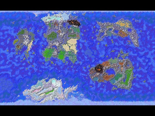 The World of Norrath from Everquest Minecraft Map