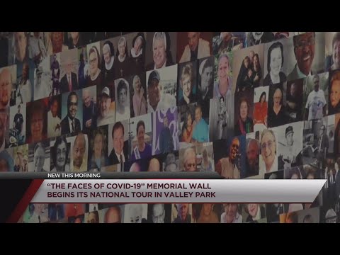 Faces of COVID-19 Memorial Wall begins nationwide tour from Valley Park
