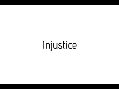 How to pronounce Injustice / Injustice pronunciation