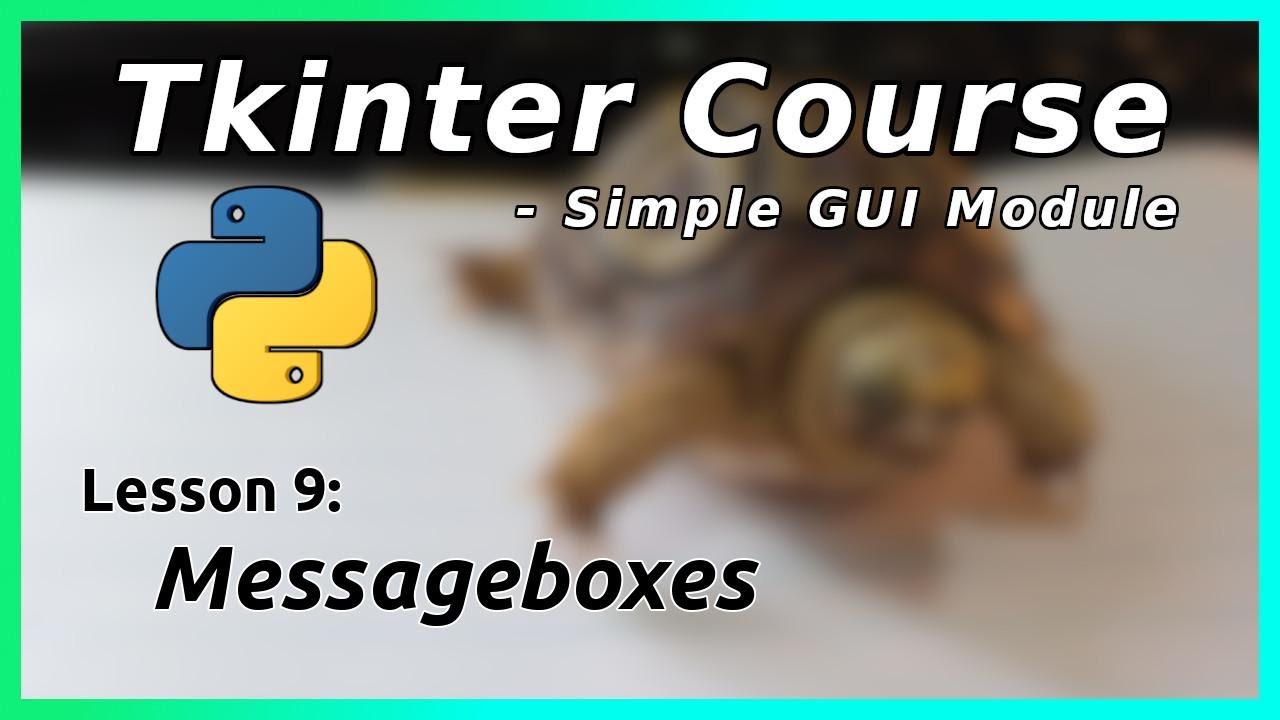Popups - Tkinter Tutorial (Part 9)