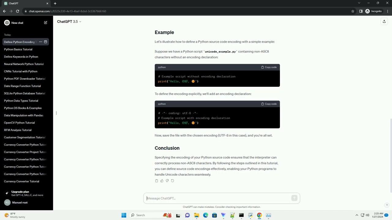 defining python source code encodings