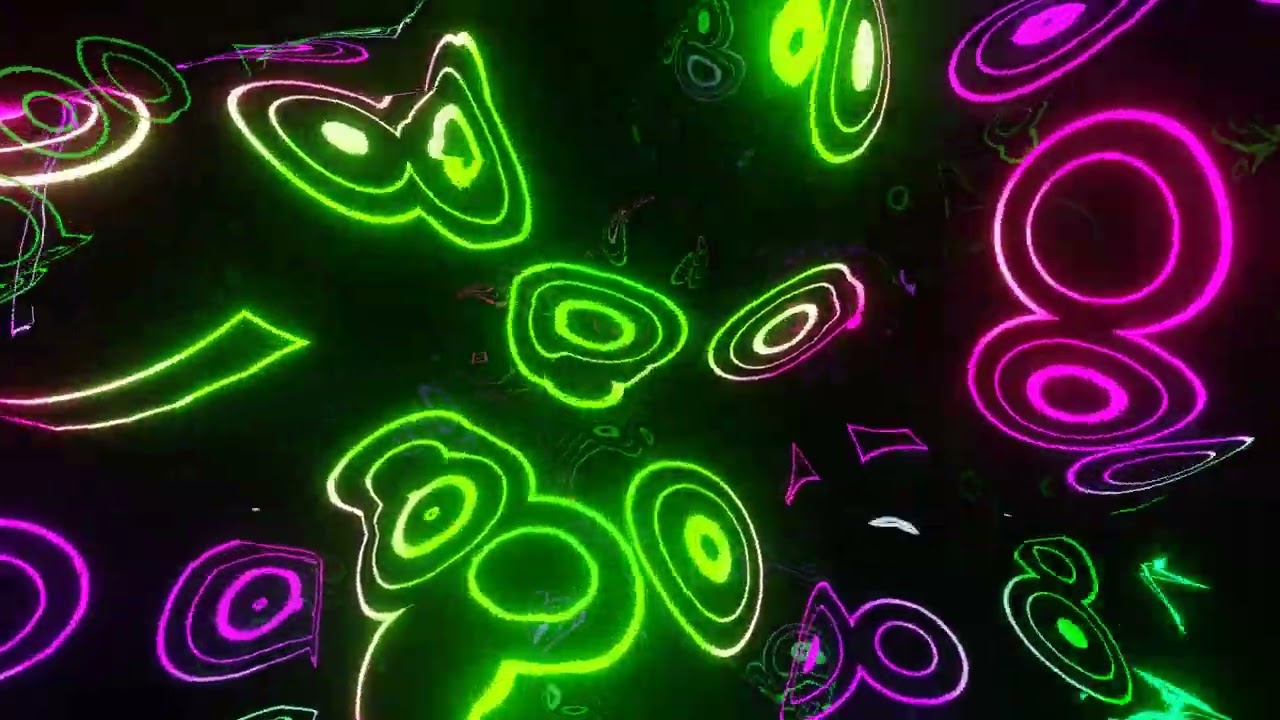 Abstract Background Video 4k Green Pink Gradient Tunnel VJ LOOP NEON Sci-Fi Calm ASMR Wallpaper
