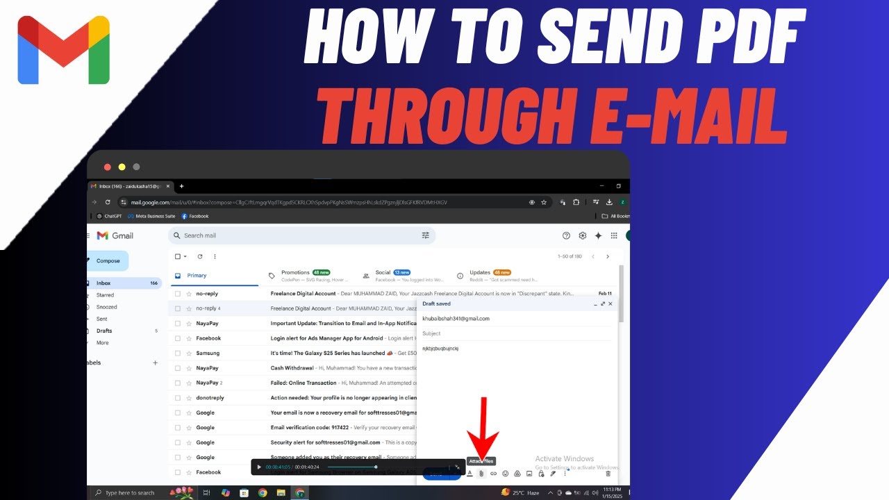 How Send PDF Through Email | Attach & Forward a PDF Through Email