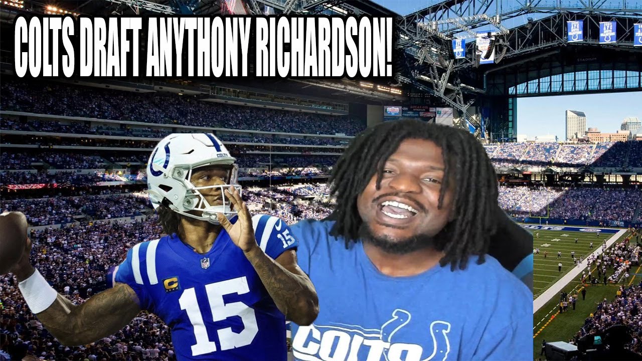 COLTS FAN REACTS TO DRAFTING ANTHONY RICHARDSON !