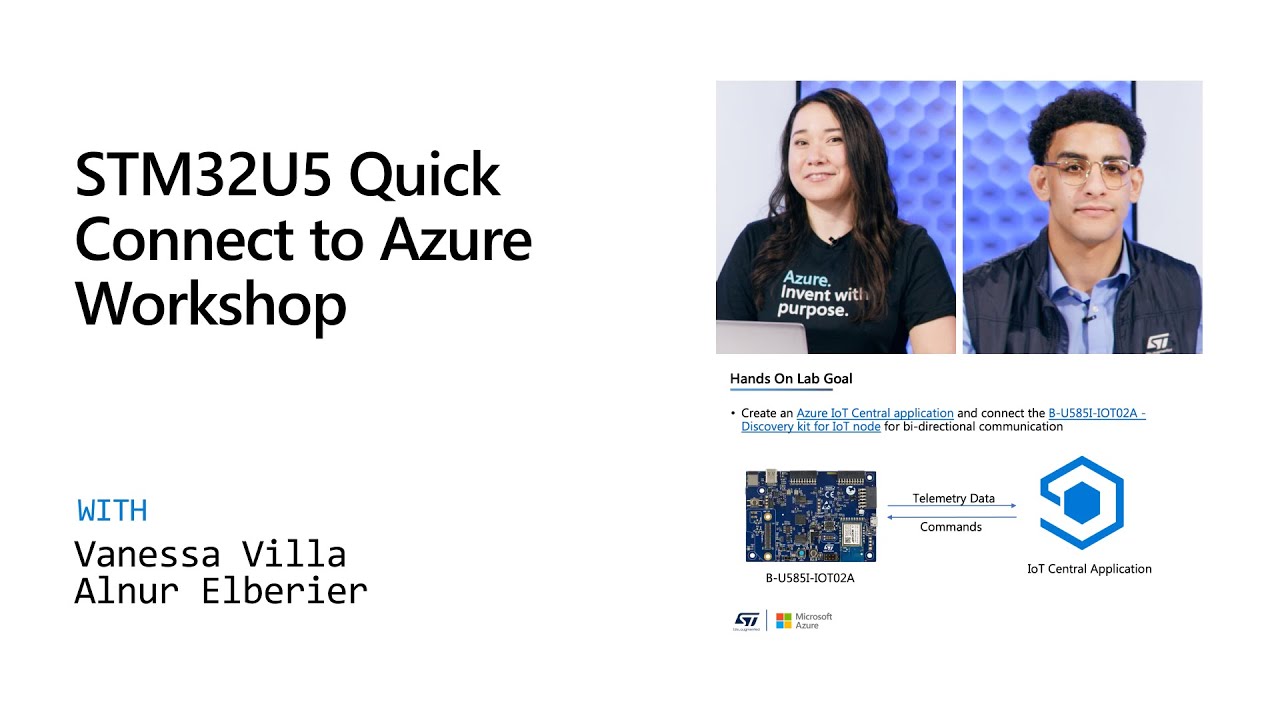 STM32U5 Quick Connect to Azure Workshop