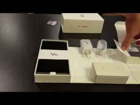 LG V20 unboxing T-Mobile