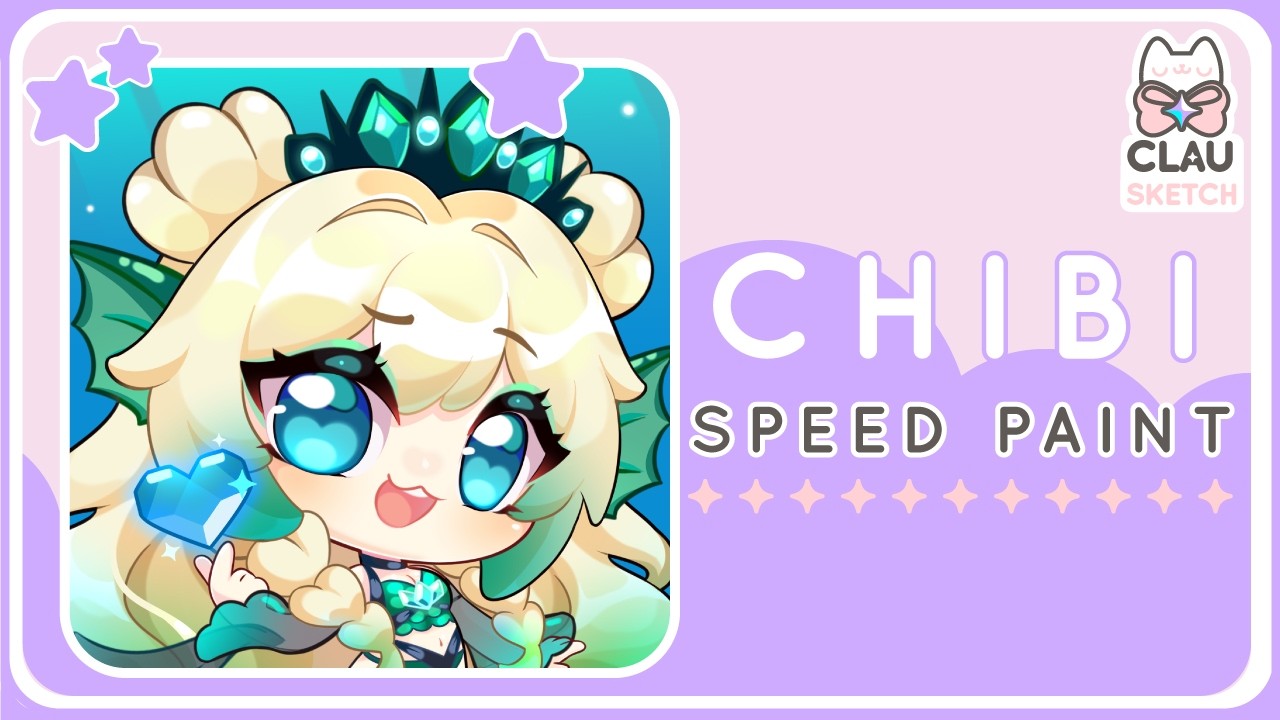 [Speedpaint] Commission Chibi Icon 🌸