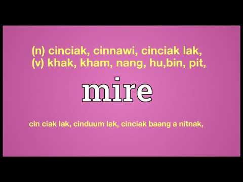 mire meaning in English Ngawn