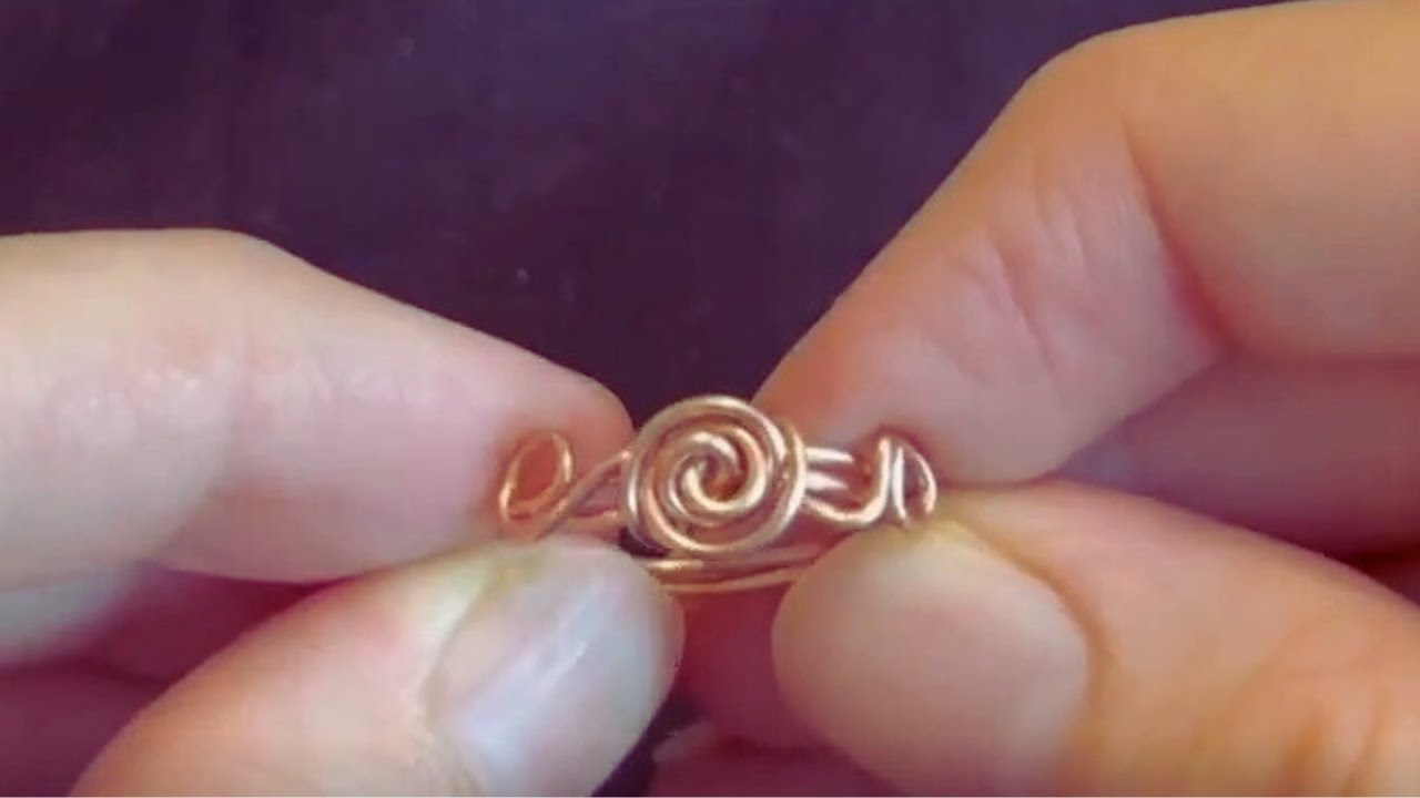 Wire-wrapping Simple Wire Ring Tutorial (Beginners)