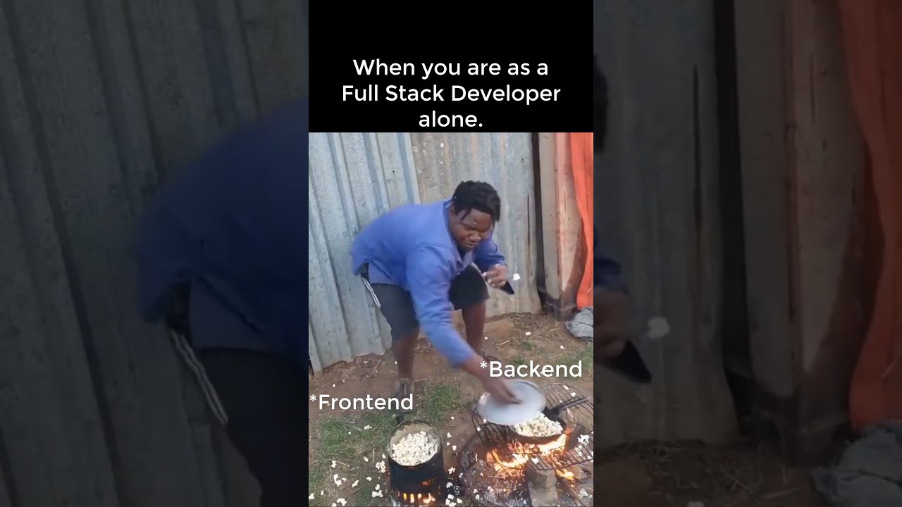 When you’re a Full Stack Developer 😂 #developermemes #codingmemes #funny #comedy #Programmingmemes