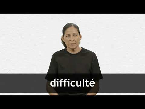 English Translation of “DIFFICULTÉ” | Collins French-English Dictionary