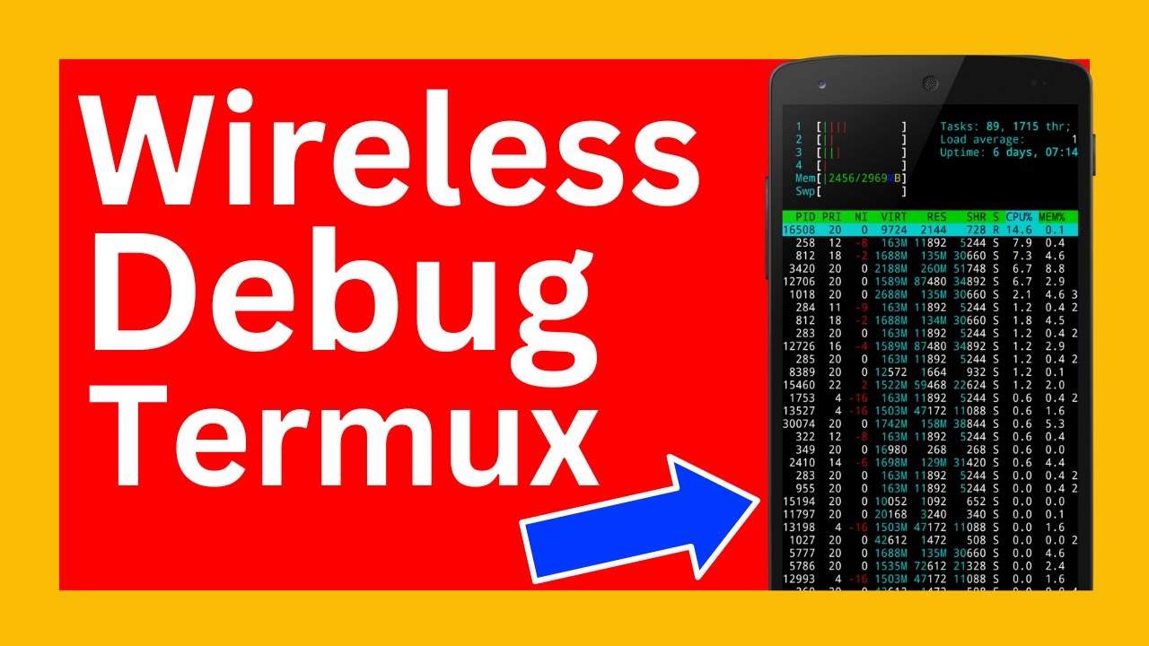 How to Wireless Debug Android Using Termux