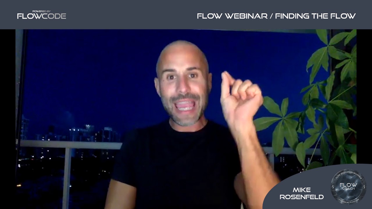 FlowCode Webinars - Finding The Flow / Flow state training
