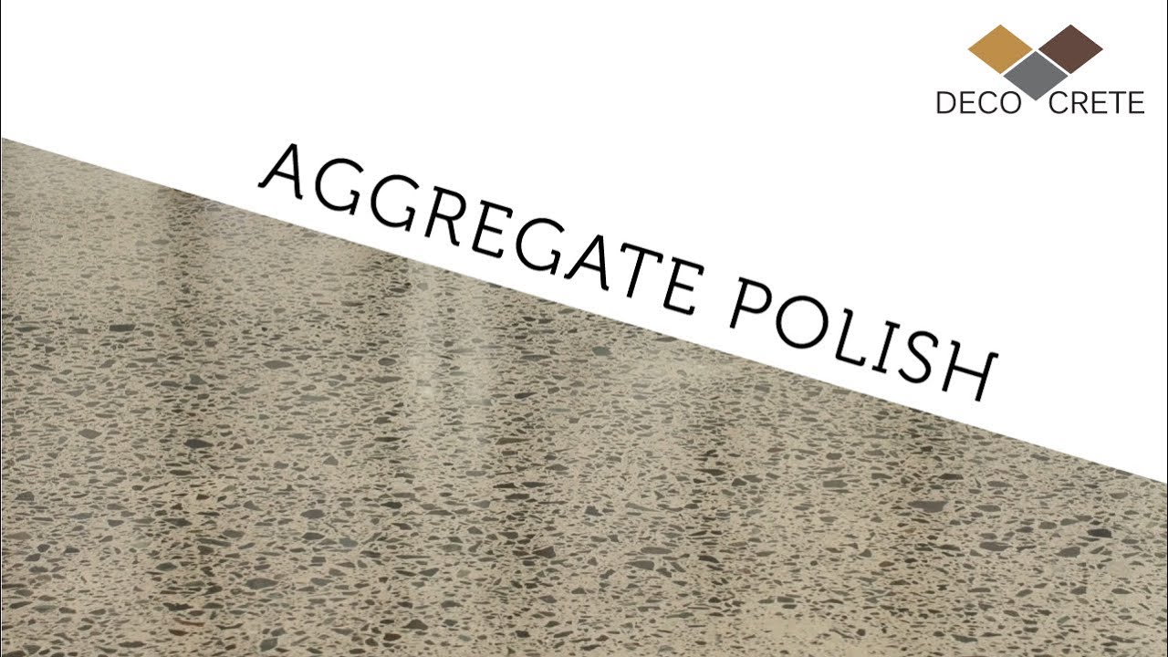 Aggregate Polished Concrete with decoQUICKCUT & decoFINISH