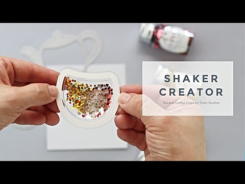 Tonic Studios Introduces - Tea and Coffee Shaker Creator Die & Blister Sets