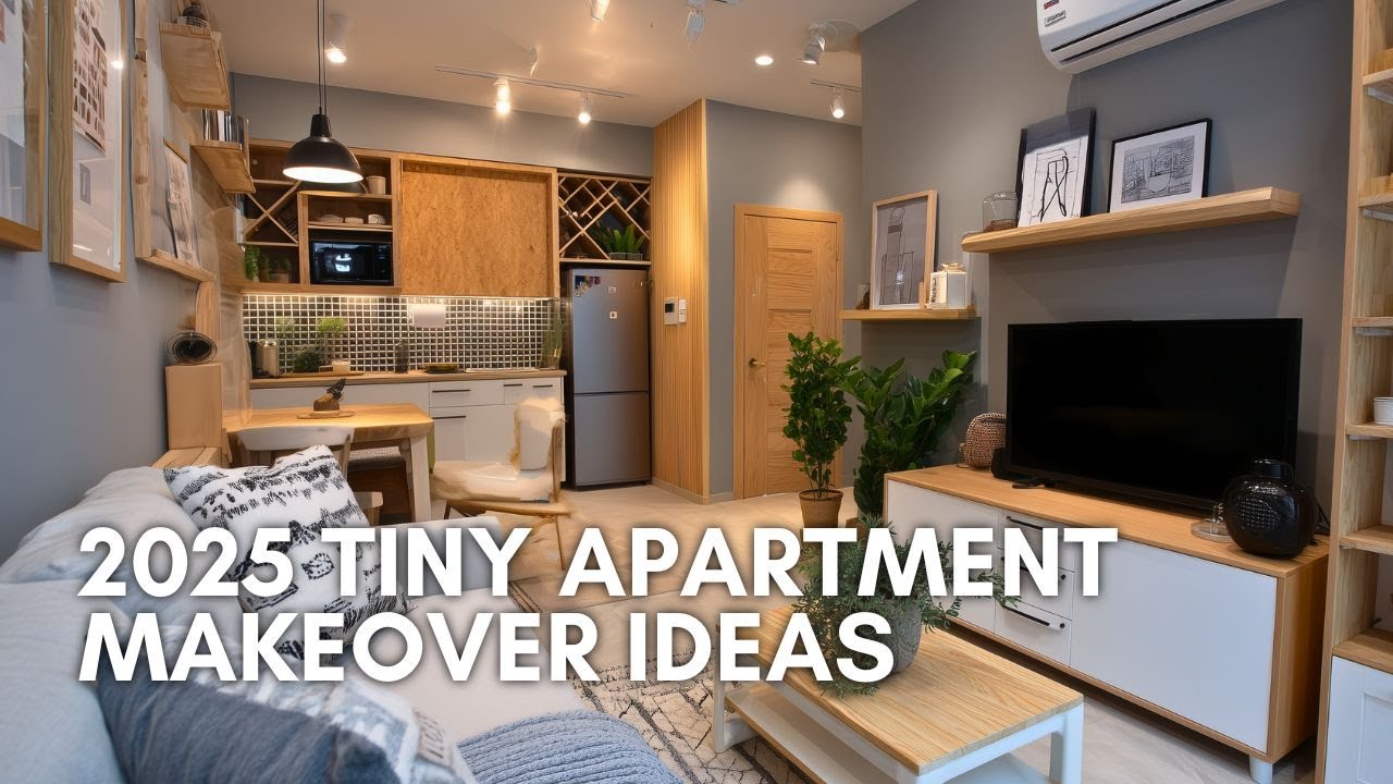 2025 Tiny Apartment Makeover Ideas | Modern Decor & Smart Space-Saving Secrets