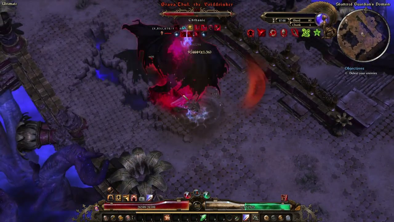 [1.2.0.5] Grava'Thul debuffs himself with Entropic Void in SR - Bug ...