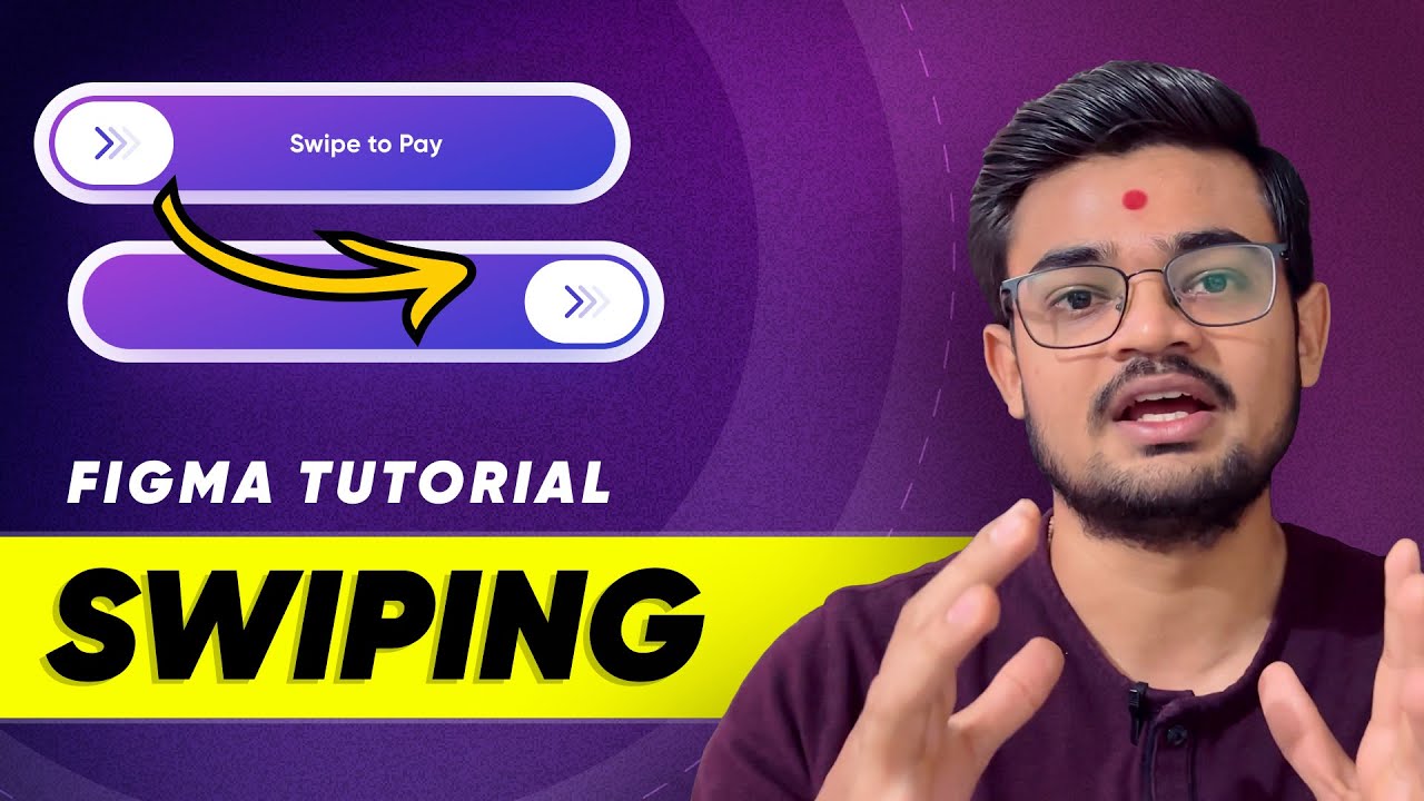 Button Swiping Interaction | Figma Interaction | Micro Interaction | Figma Prototype  Tutorial
