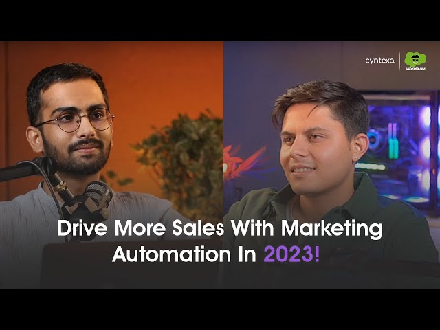 Drive More Sales with Marketing Automation Webinar | Cyntexa