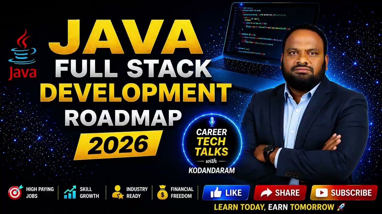Java Full Stack Development Roadmap 2026