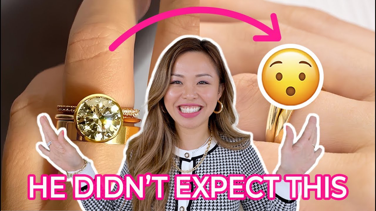 3ct Emerald Bezel Solitaire Engagement Ring + EXTRA! WEDDING BAND PAIRING