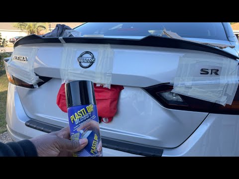 Redoing The Emblems On My 2020 Nissan Altima SR & bye bye Dealership Badge!