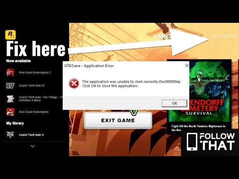 Fixing GTA 5 0xc000009a Rockstar Launcher errors on PC – Follow That
