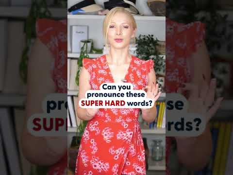 Can you pronounce these SUPER HARD words? #learnenglish #britishenglish #pronunciation