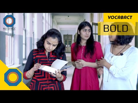Bold Meaning | VocabAct | NutSpace