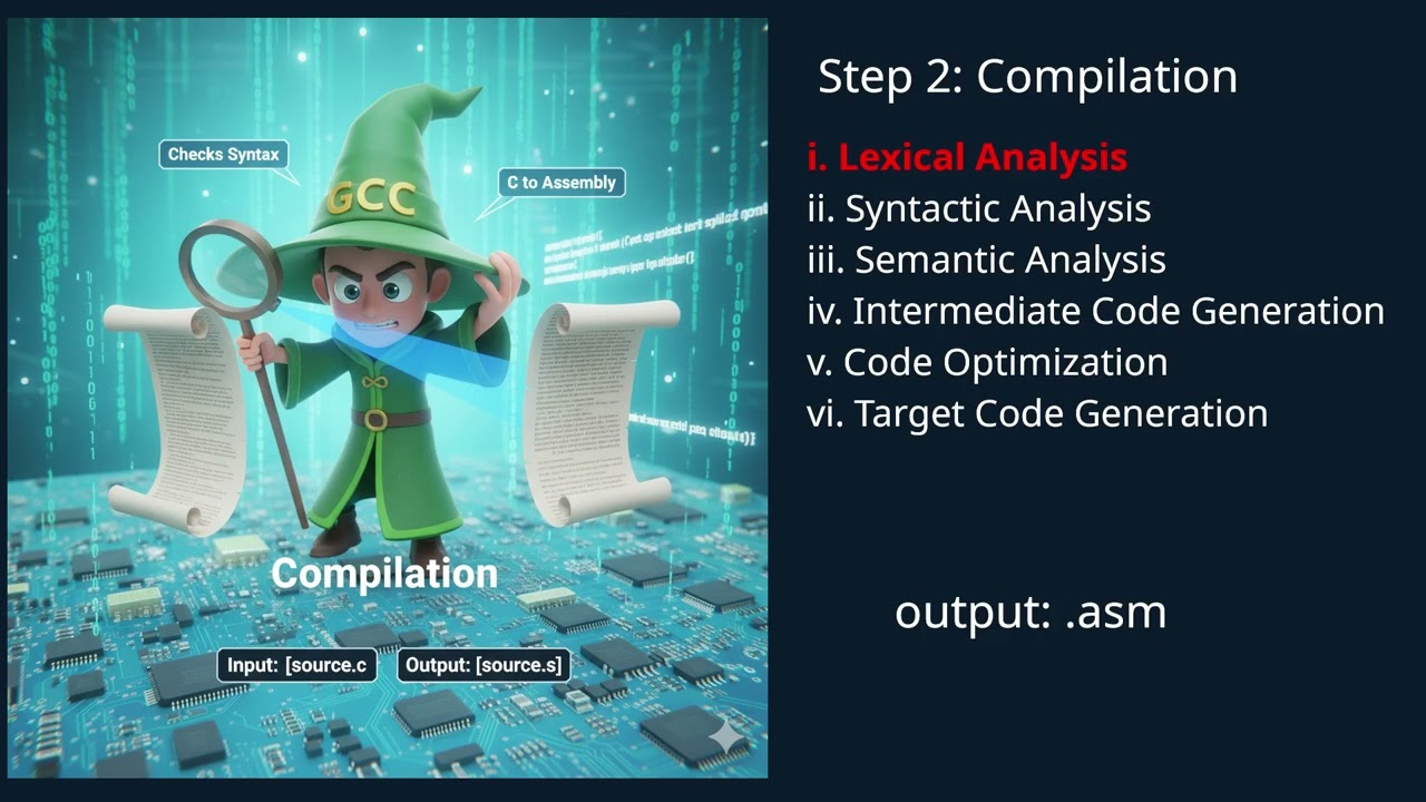 💻 How a Compiler Works: The 4 Stages of Compilation Explained! ⚙️