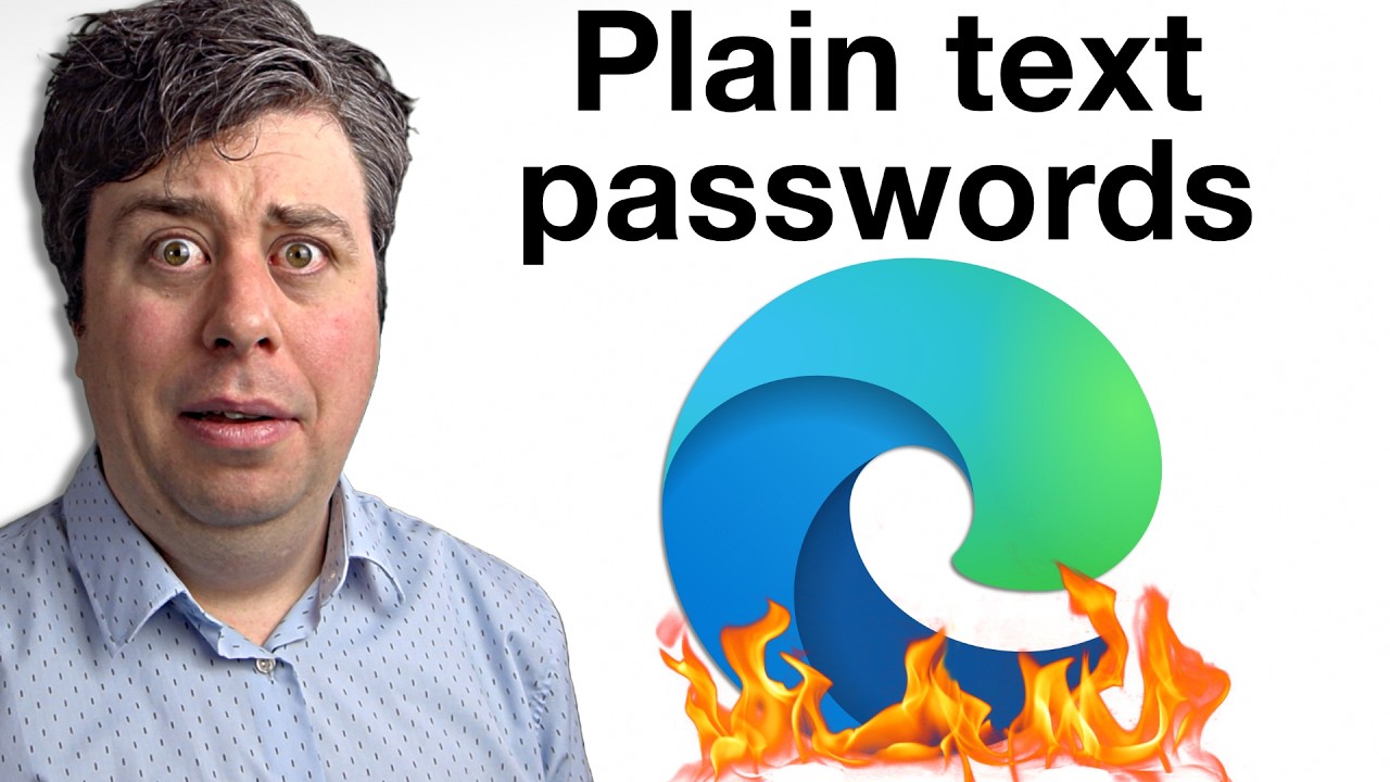Edge Stores Passwords in Plain Text