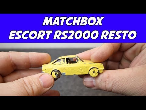 Matchbox Ford Escort RS2000 Mk2 Restoration Custom Resto