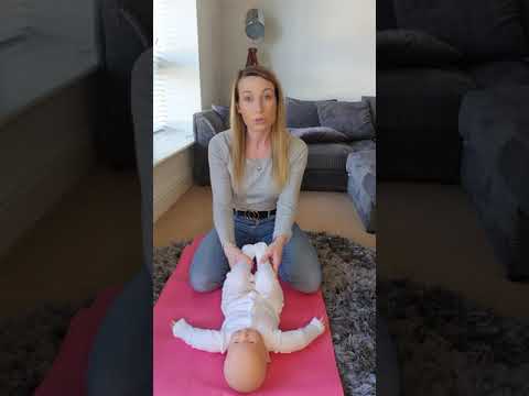 Baby Yoga - For babies that suffer with colic, trapped wind & constipation - Part 1