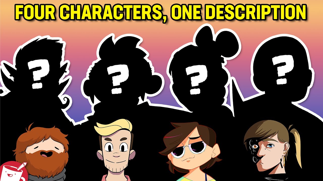 FOUR Artists Design New Characters from ONE Description