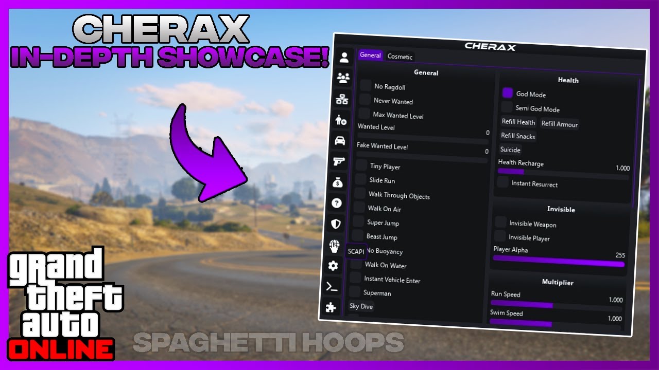 GTA Online CHERAX Menu IN-DEPTH Showcase!