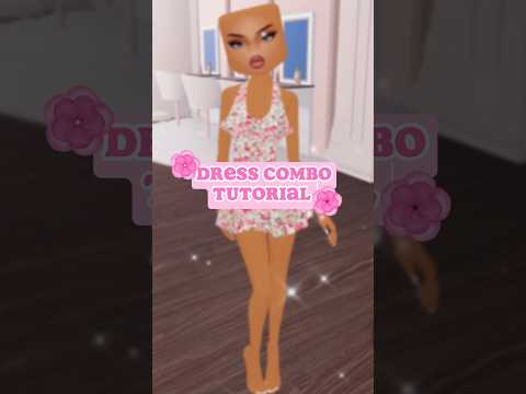 Floral combo/hack dress tutorial ๐บ๐ธ #dti #roblox #dresstoimpress #dticombos #fashion #4u