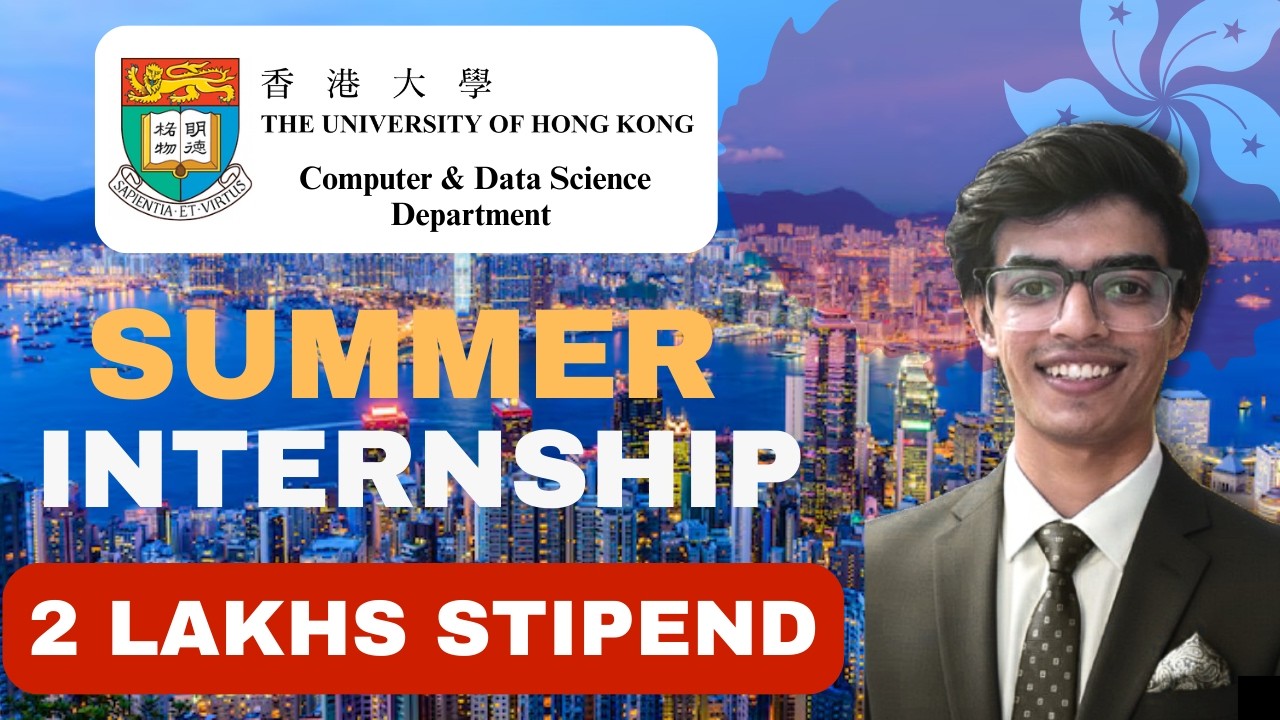 Hong Kong University Internship 2026  Fully Funded HKU CDS Research Program Explained
